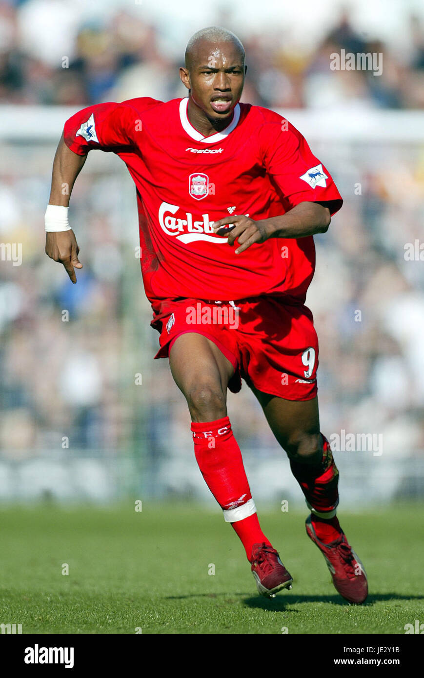 EL HADJI DIOUF LIVERPOOL FC ELLAND ROAD LEEDS 19 October 2002 Stock ...