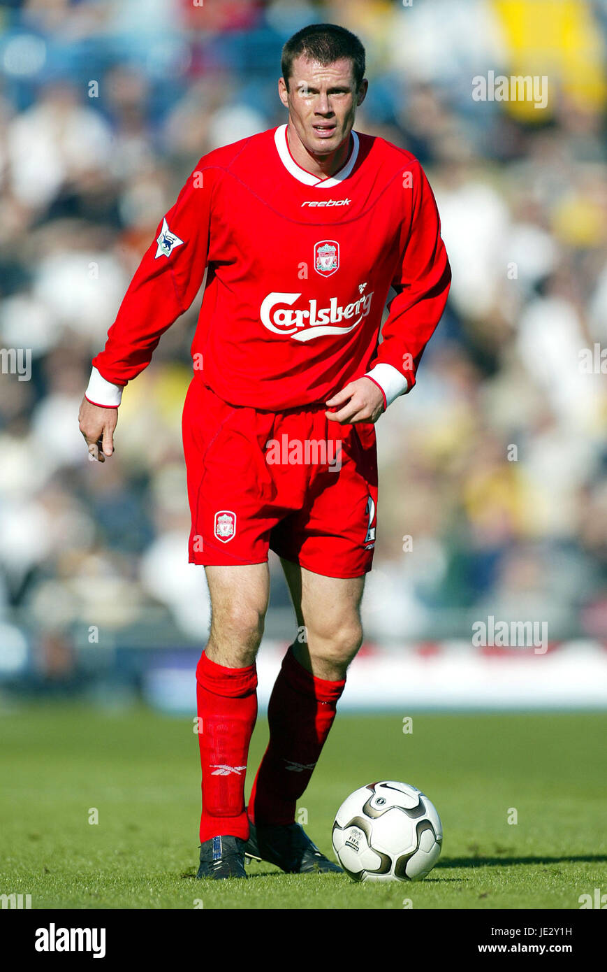JAMIE CARRAGHER LIVERPOOL FC ELLAND ROAD LEEDS 19 October 2002 Stock ...