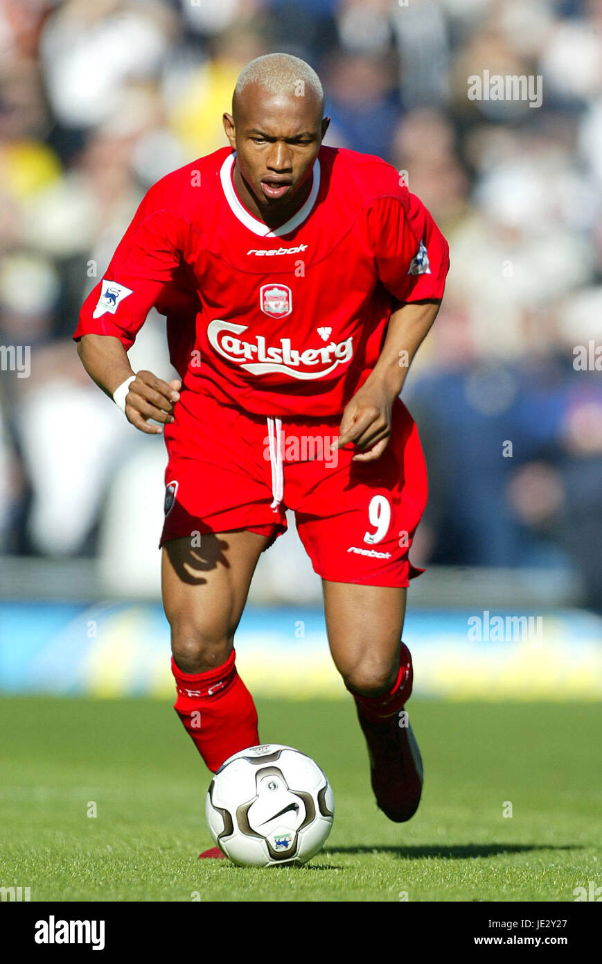 EL HADJI DIOUF LIVERPOOL FC ELLAND ROAD LEEDS 19 October 2002 Stock ...