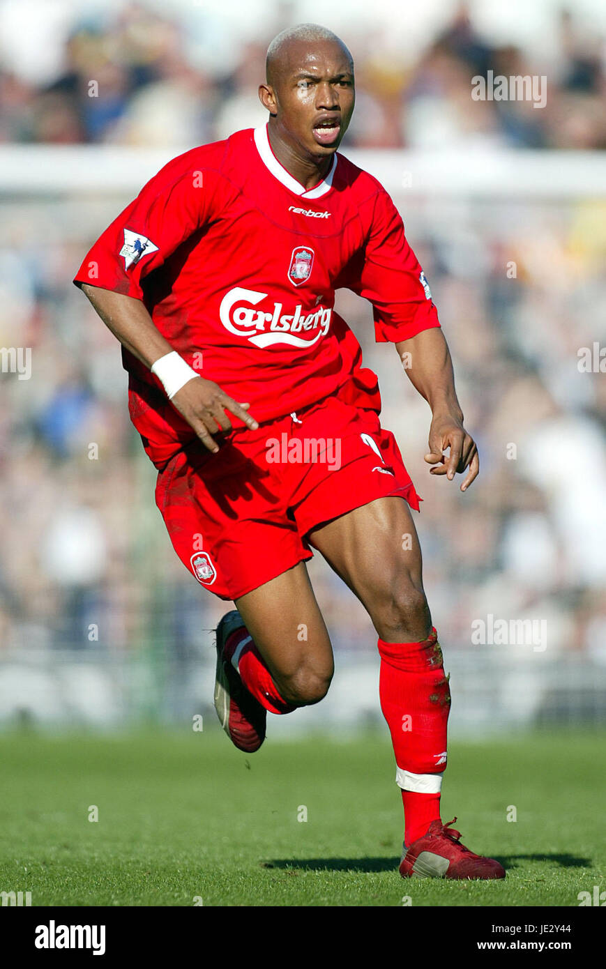 EL HADJI DIOUF LIVERPOOL FC ELLAND ROAD LEEDS 19 October 2002 Stock ...