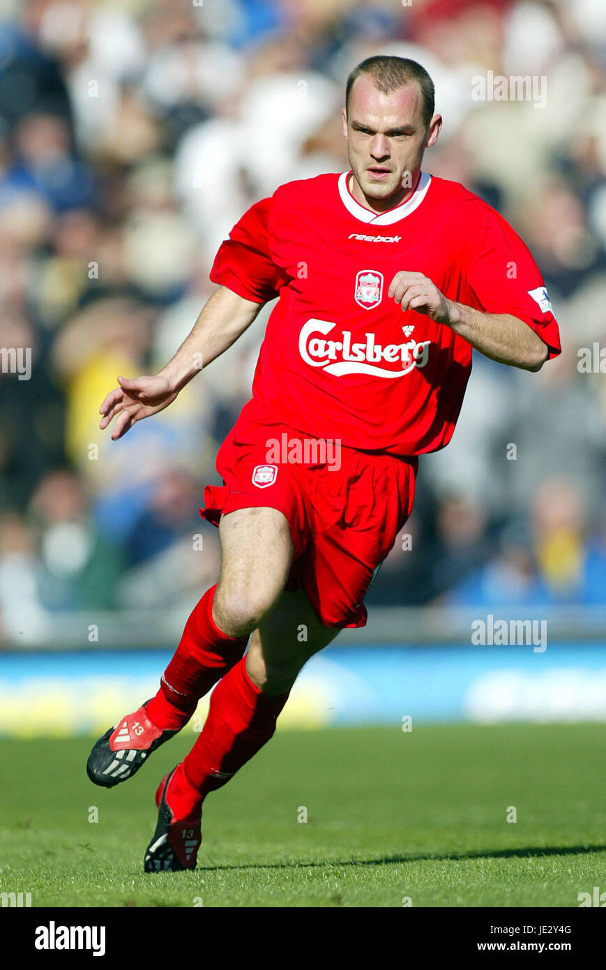 DANNY MURPHY LIVERPOOL FC ELLAND ROAD LEEDS 19 October 2002 Stock Photo ...
