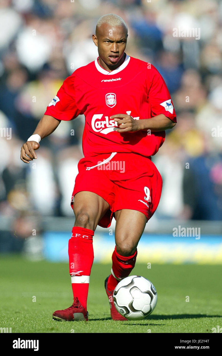 EL HADJI DIOUF LIVERPOOL FC ELLAND ROAD LEEDS 19 October 2002 Stock ...