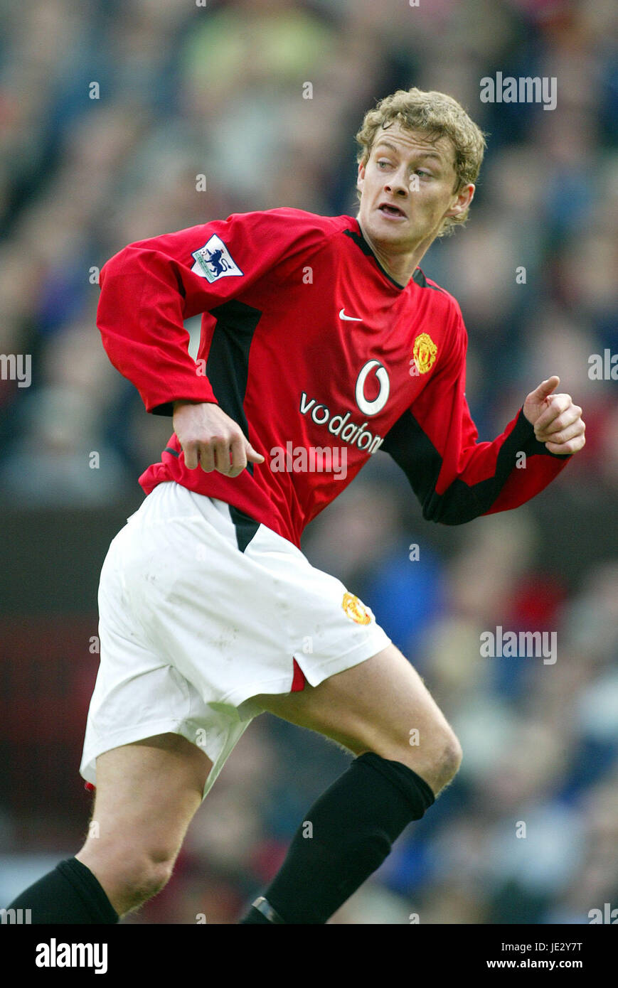 OLE GUNNAR SOLSKJAER MANCHESTER UNITED FC OLD TRAFFORD MANCESTER 26 ...