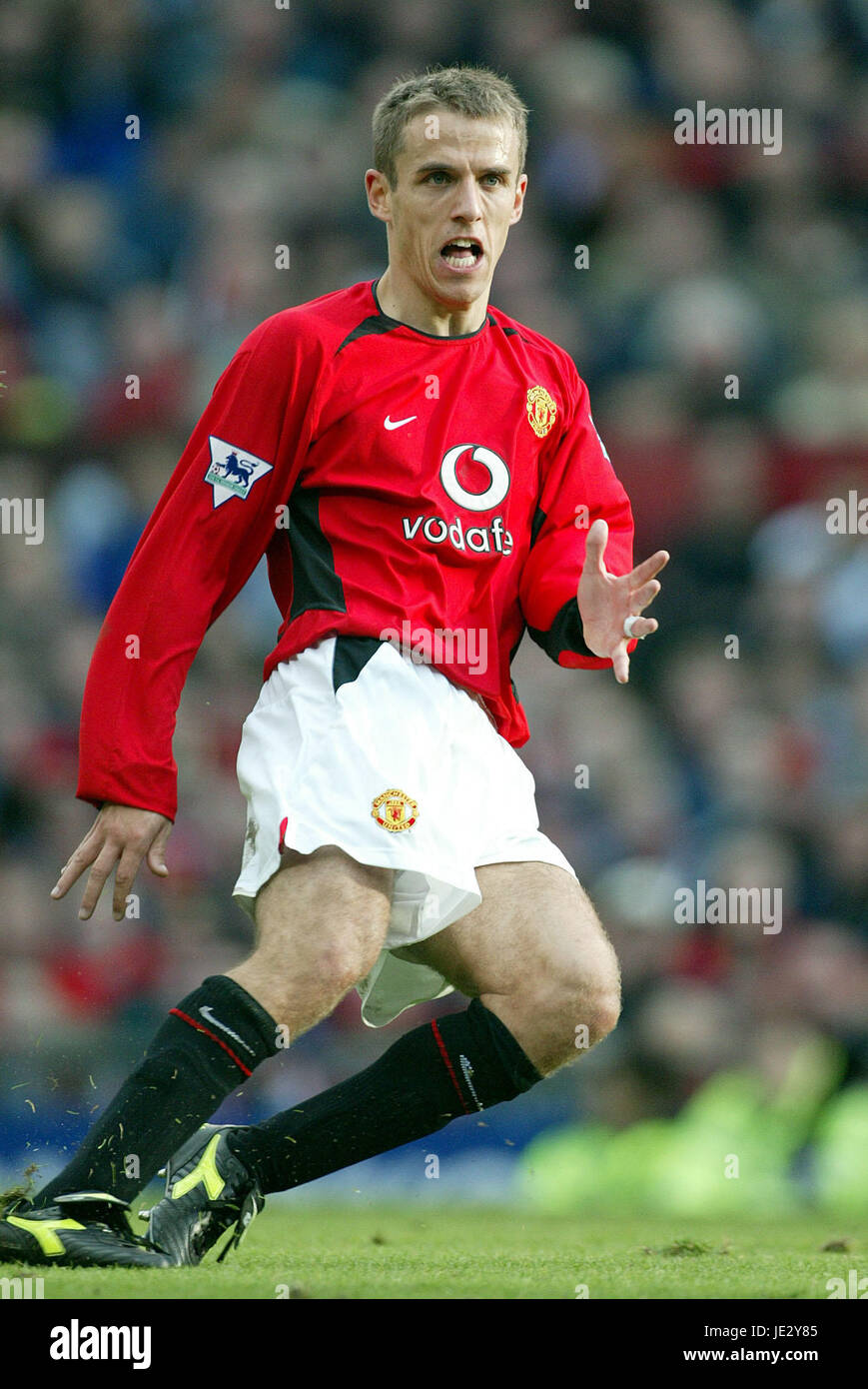 PHILIP NEVILLE MANCHESTER UNITED FC OLD TRAFFORD MANCESTER 26 October ...