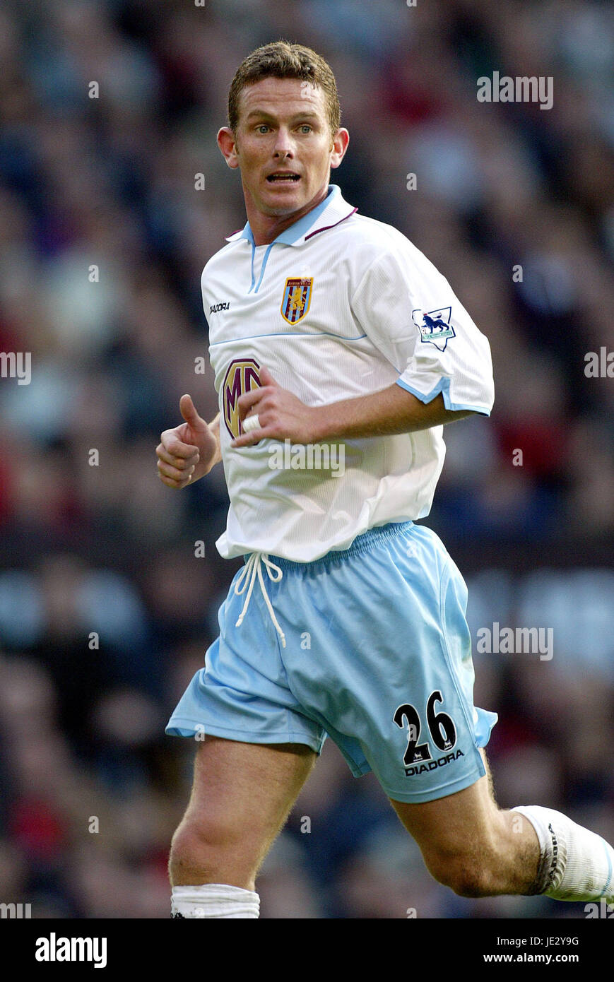 MARK KINSELLA ASTON VILLA FC OLD TRAFFORD MANCESTER 26 October 2002 ...