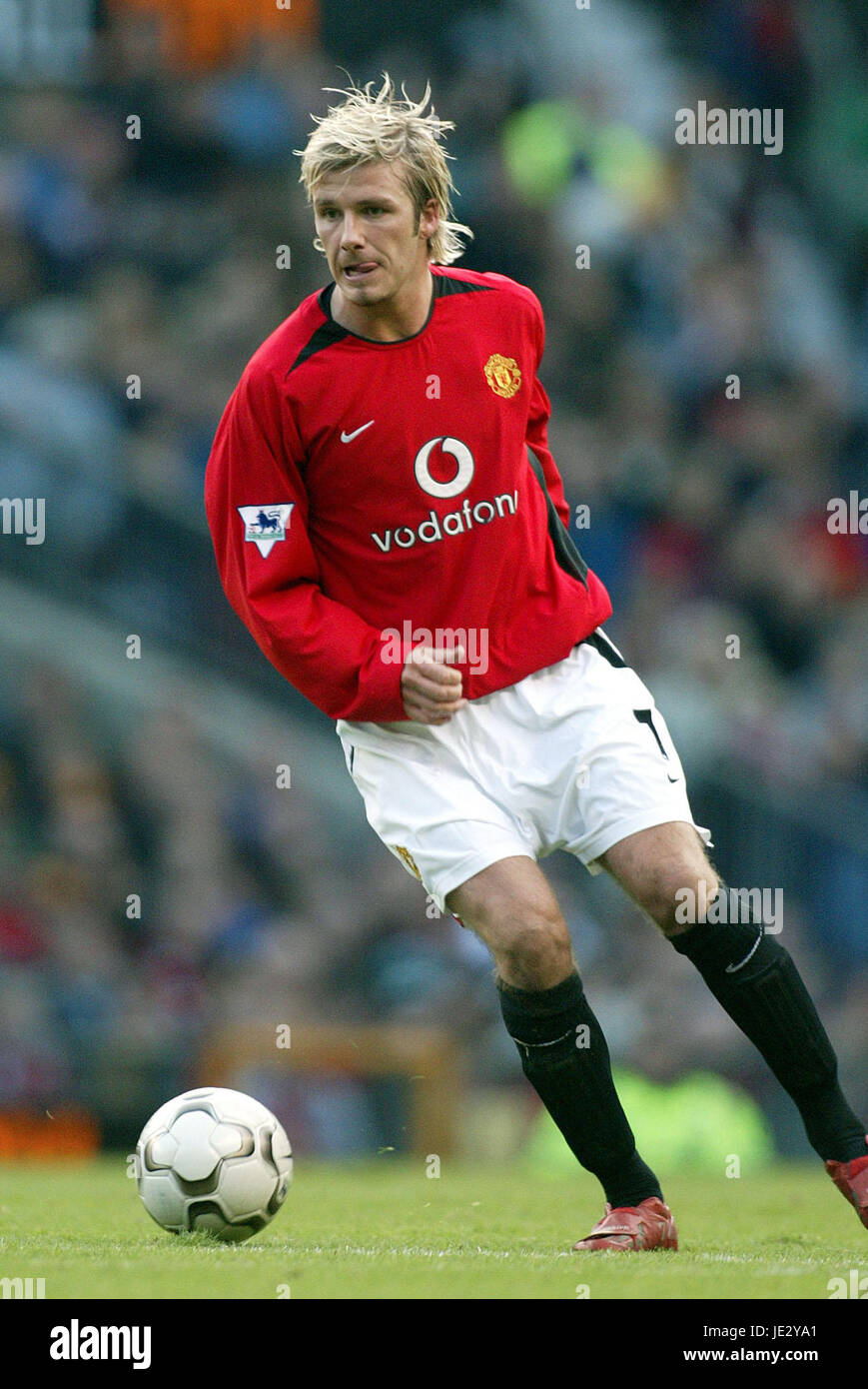DAVID BECKHAM MANCHESTER UNITED FC OLD TRAFFORD MANCESTER 26 October ...