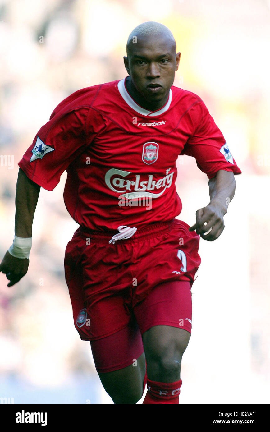 EL HADJI DIOUF LIVERPOOL FC ANFIELD LIVERPOOL ENGLAND 26 October 2002 ...