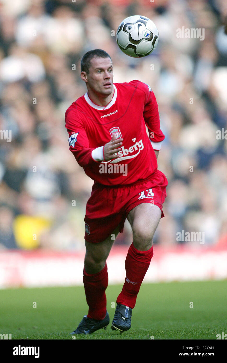 JAMIE CARRAGHER LIVERPOOL FC ANFIELD LIVERPOOL ENGLAND 26 October 2002 ...
