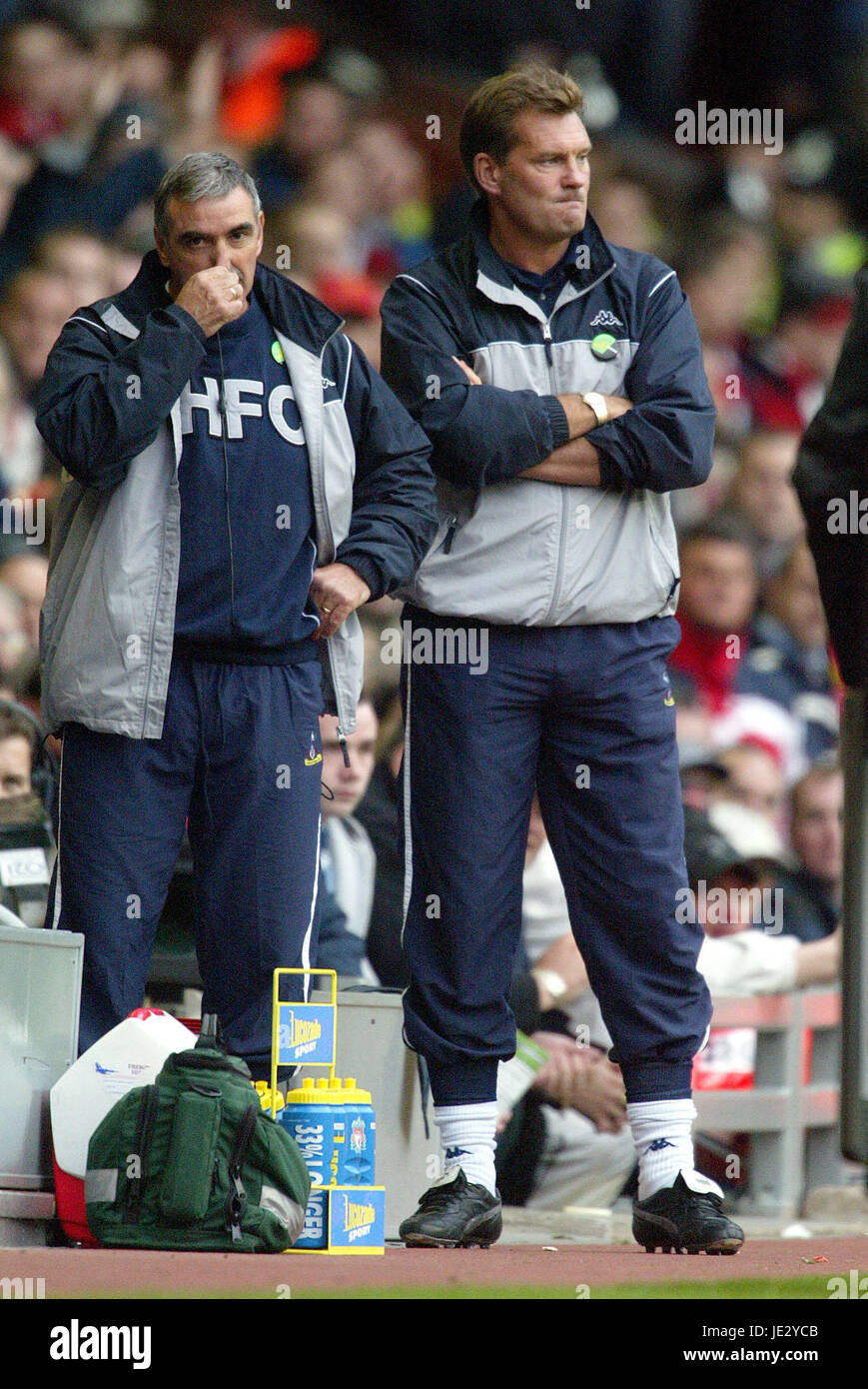 England manager glenn hoddle and john gorman hi-res stock photography ...