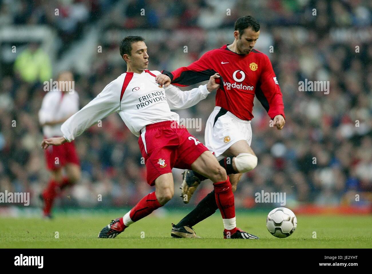 FABRICE FERNANDES & RYAN GIGGS MANCHESTER UTD V SOUTHAMPTON OLD ...