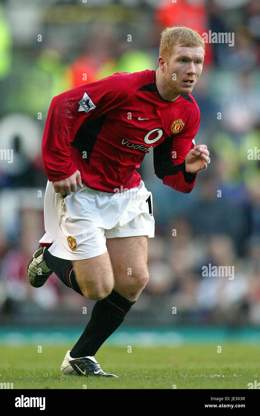 PAUL SCHOLES MANCHESTER UNITED FC OLD TRAFFORD MANCHESTER ENGLAND 23 ...