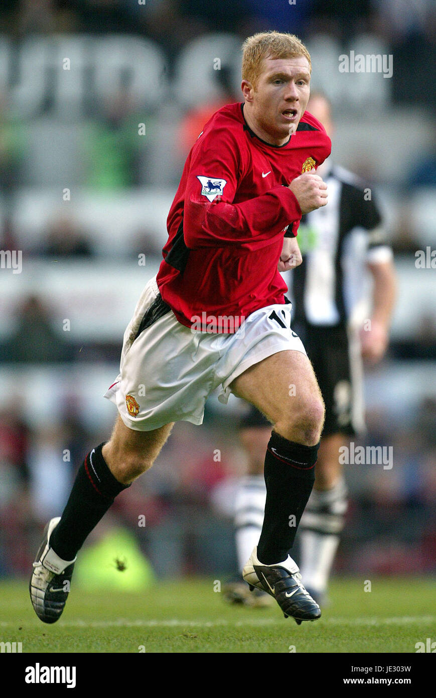 PAUL SCHOLES MANCHESTER UNITED FC OLD TRAFFORD MANCHESTER ENGLAND 23 ...