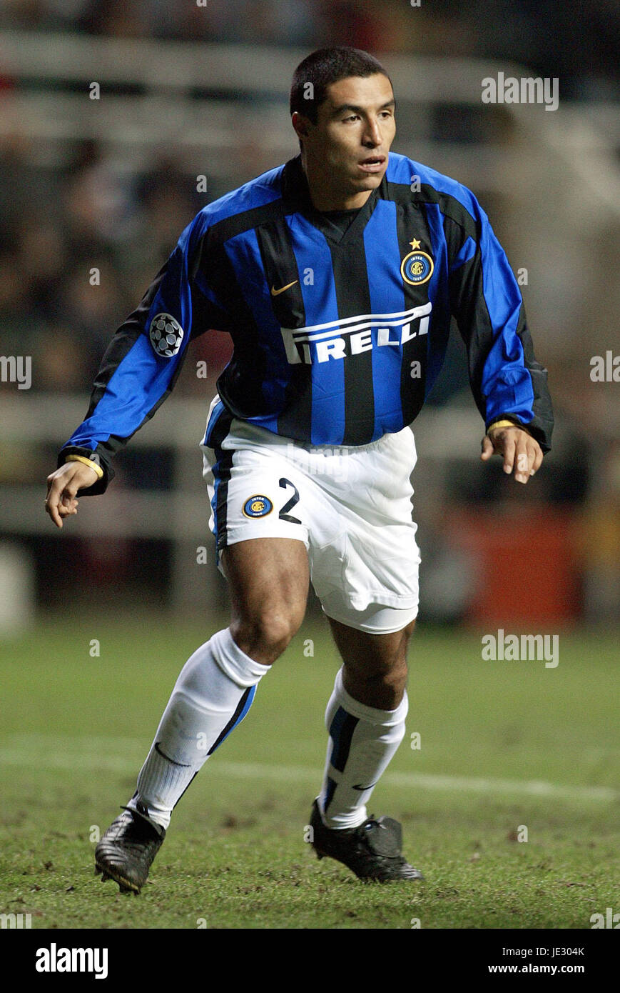 IVAN CORDOBA INTER MILAN ST JAMES PARK NEWCASTLE 27 November 2002 Stock ...