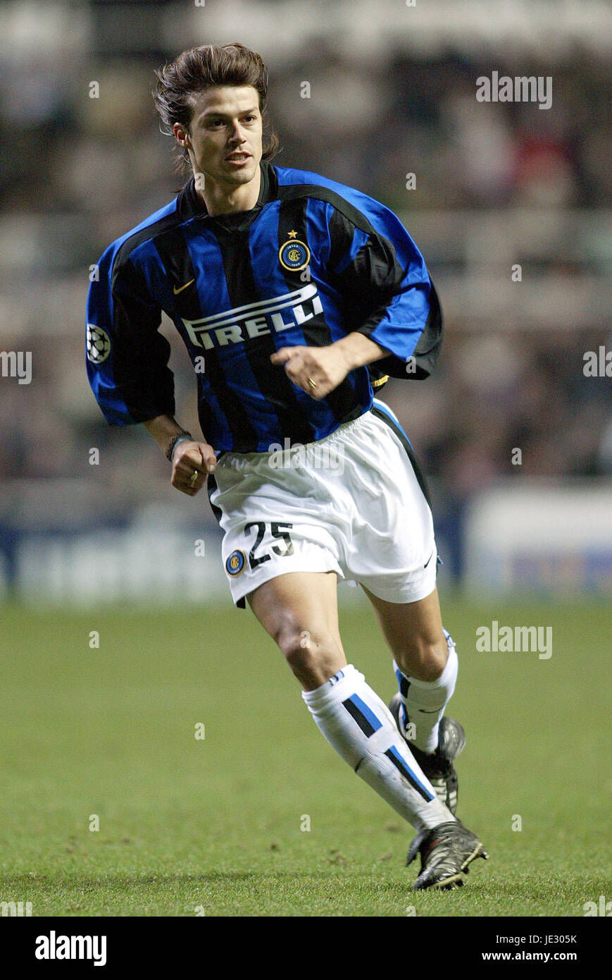 MATIAS ALMEYDA INTER MILAN ST JAMES PARK NEWCASTLE 27 November 2002 ...