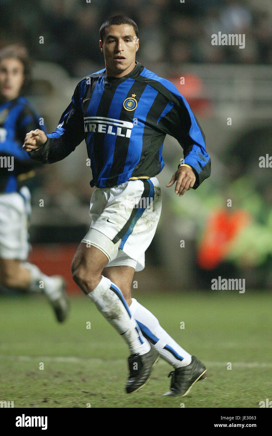IVAN CORDOBA INTER MILAN ST JAMES PARK NEWCASTLE 27 November 2002 Stock ...