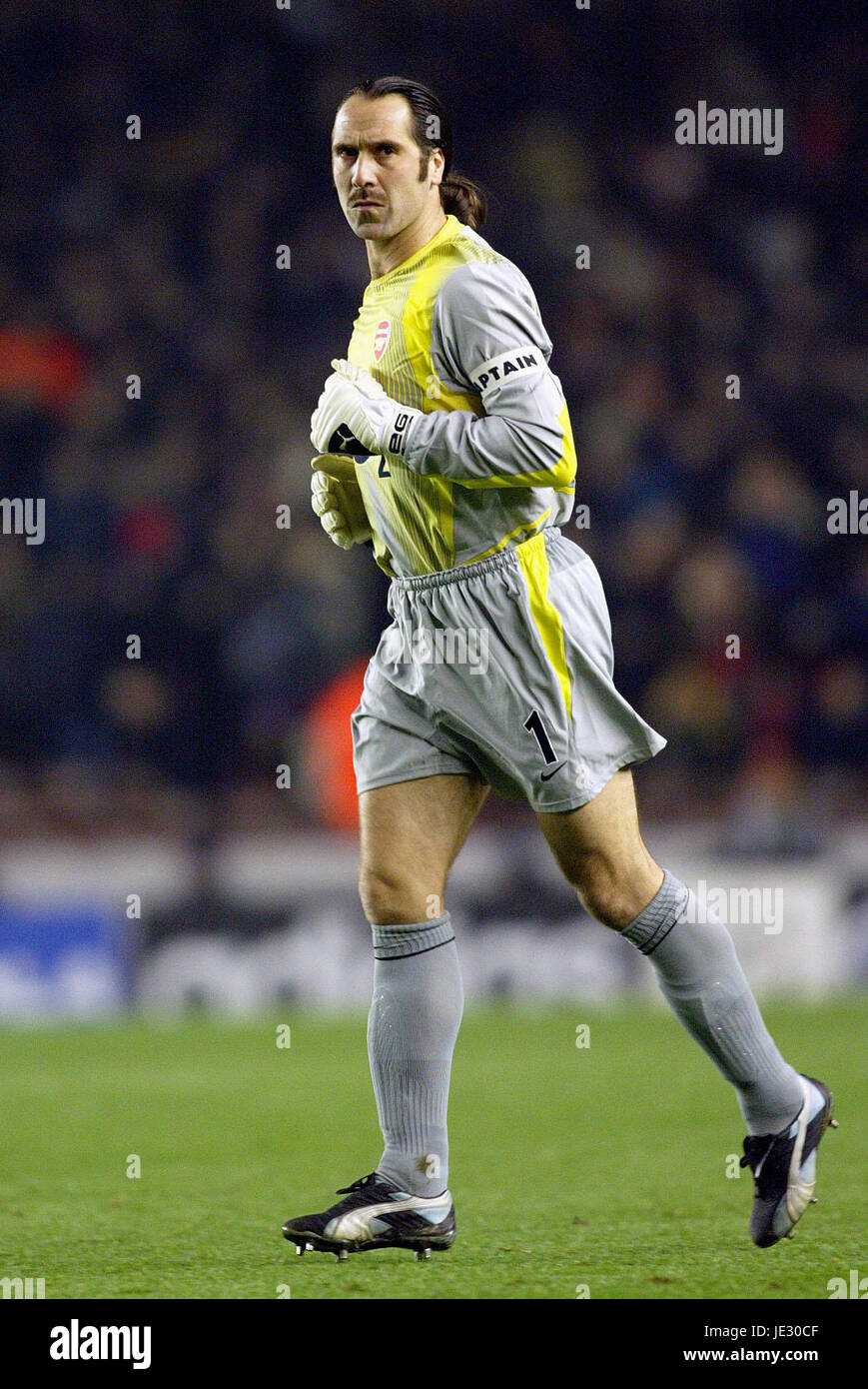 DAVID SEAMAN ARSENAL FC HIGHBURY LONDON ENGLAND 10 December 2002 Stock ...