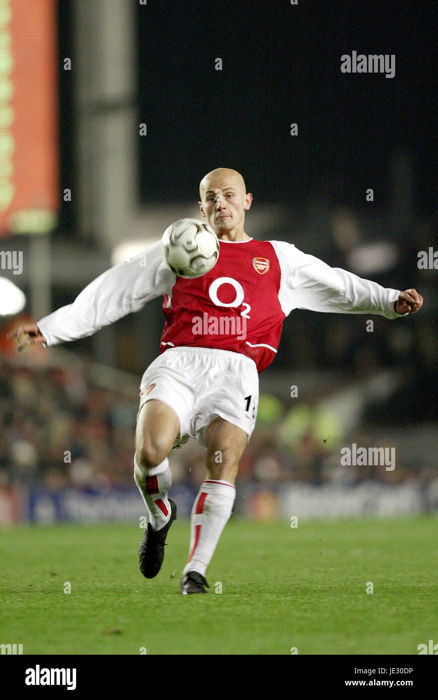 PASCAL CYGAN ARSENAL FC HIGHBURY LONDON ENGLAND 10 December 2002 Stock ...