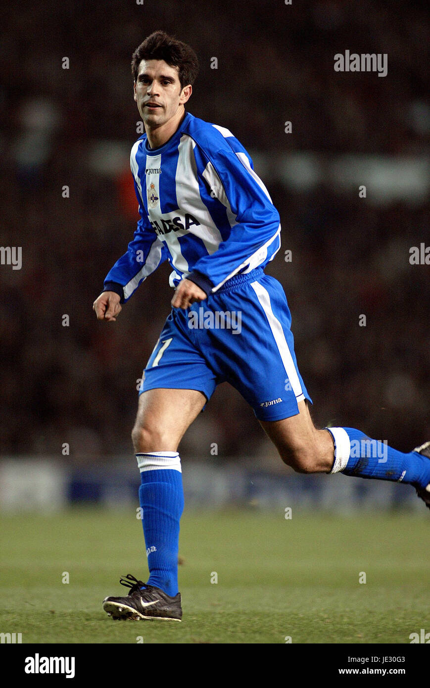 JUAN CARLOS VALERON DEPORTIVO LA CORUNA OLD TRAFFORD MANCESTER 11 ...