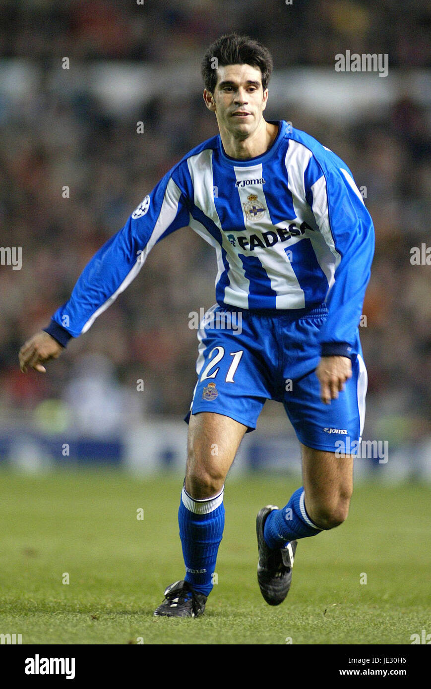 JUAN CARLOS VALERON DEPORTIVO LA CORUNA OLD TRAFFORD MANCESTER 11 ...