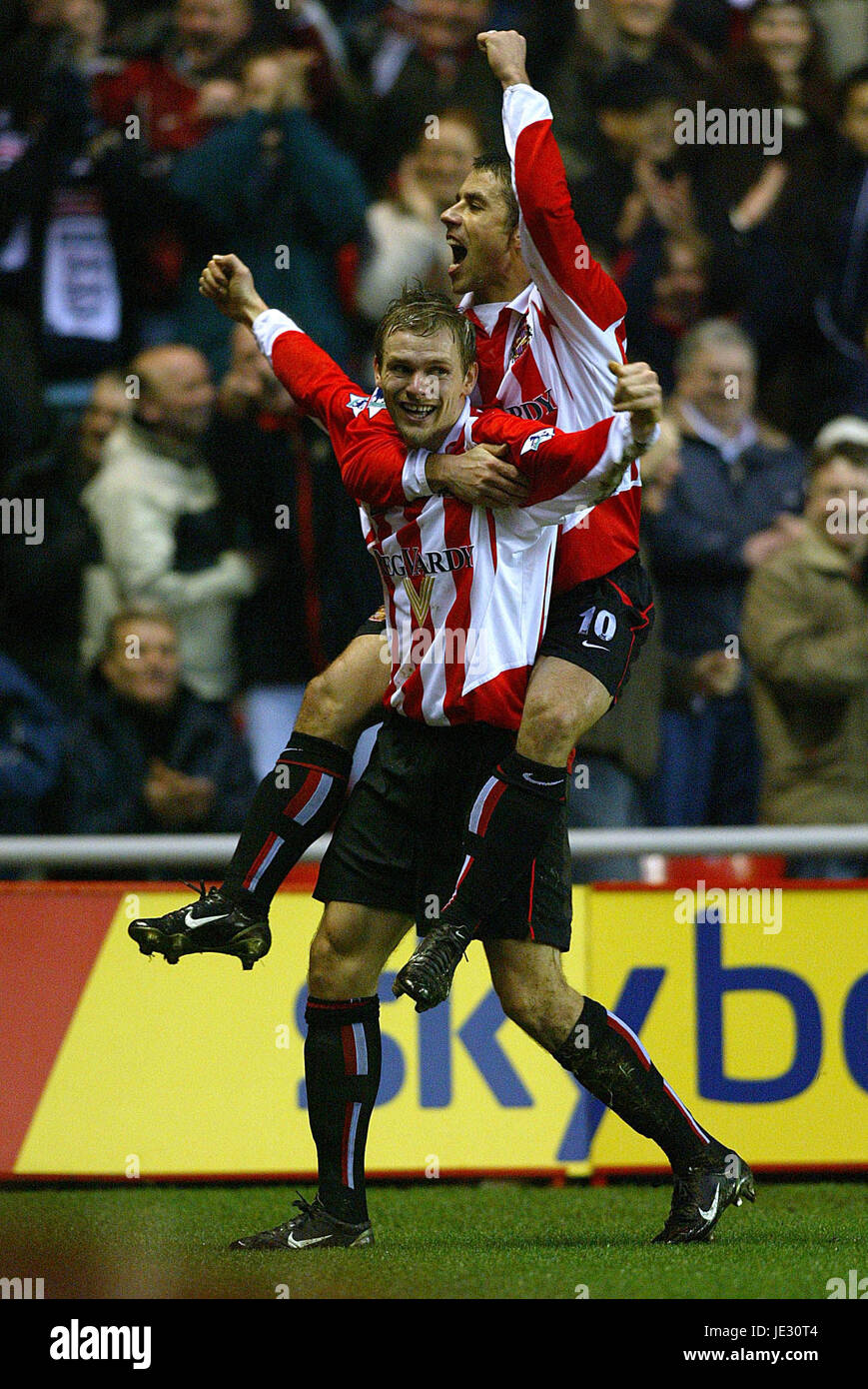 MICHAEL PROCTOR KEVIN PHILLIPS SUNDERLAND V LEEDS UTD STADIUM OF LIGHT ...