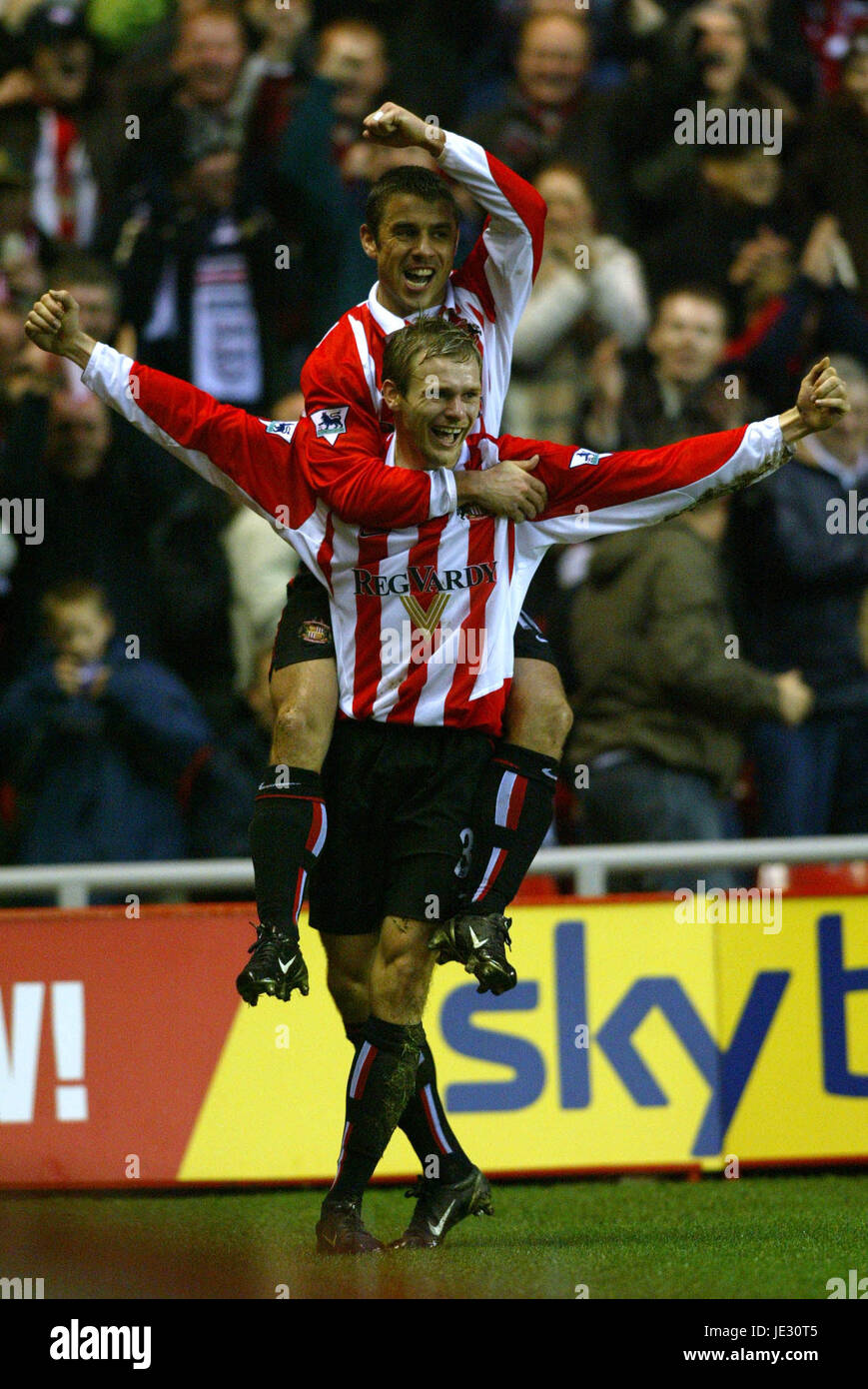 MICHAEL PROCTOR KEVIN PHILLIPS SUNDERLAND V LEEDS UTD STADIUM OF LIGHT ...