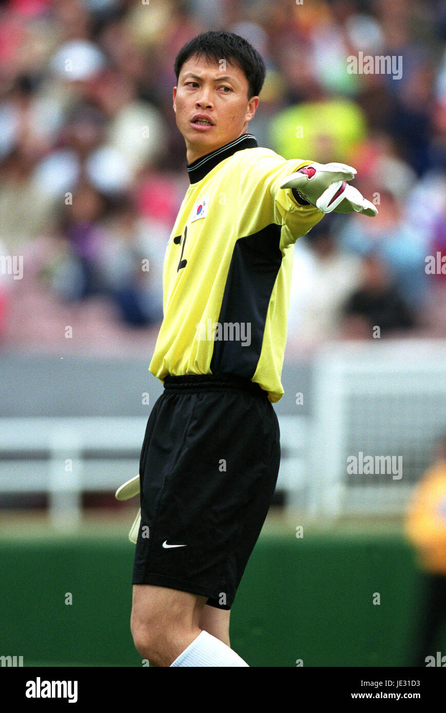 LEE WOON-JAE KOREA REPUBLIC ROSE BOWL LOS ANGELES USA 27 January 2002 ...