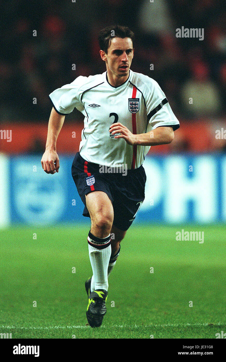 GARY NEVILLE ENGLAND & MANCHESTER UNITED FC AMSTERDAM ARENA AMSTERDAM ...