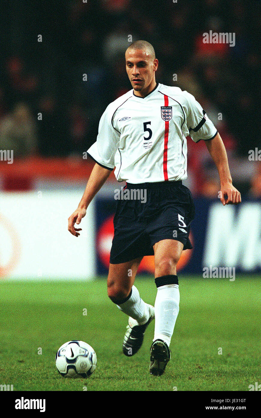 RIO FERDINAND ENGLAND & LEEDS UNITED FC AMSTERDAM ARENA AMSTERDAM 13 ...