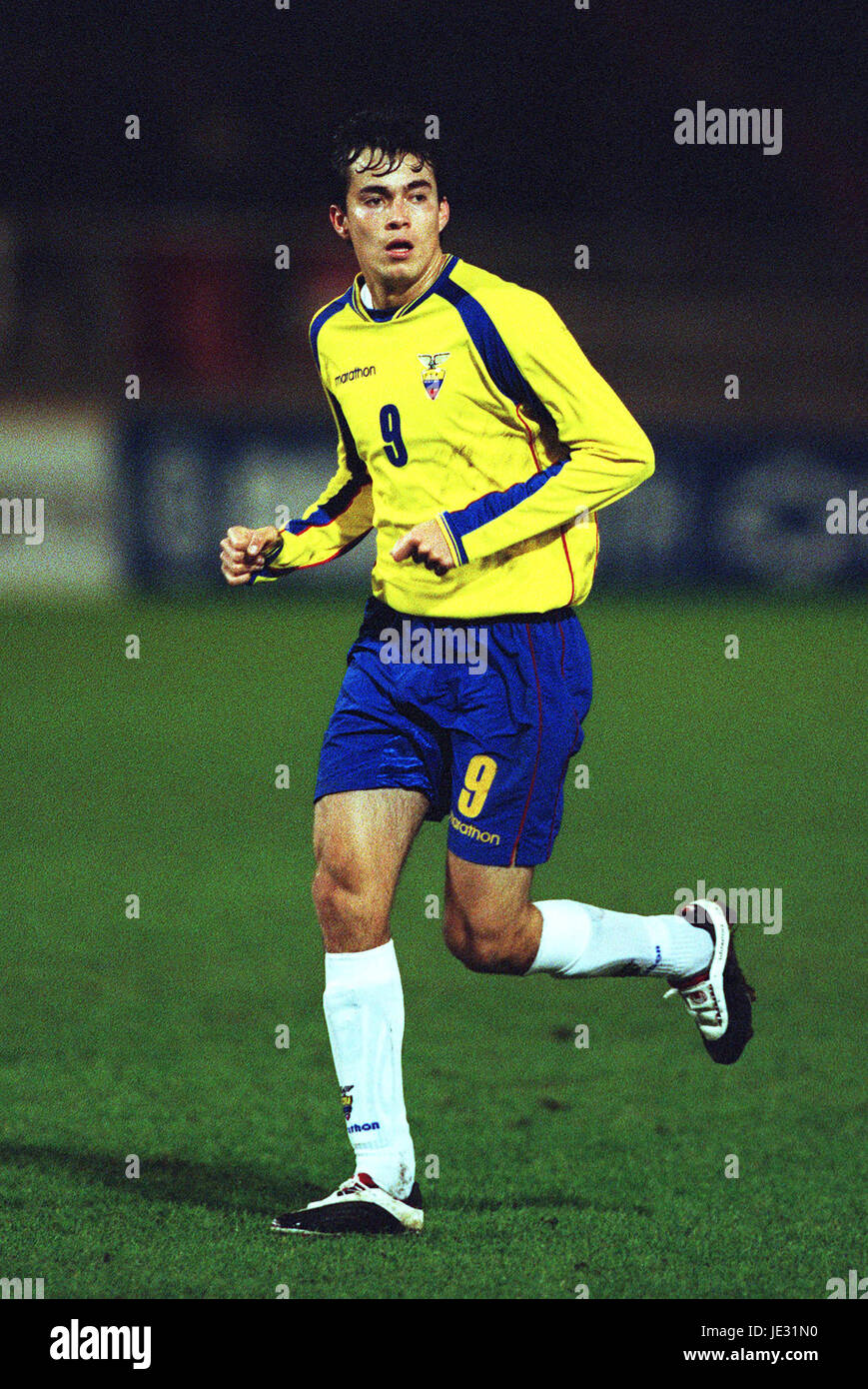 IVAN KAVIEDES ECUADOR FUJI FILM STADIUM BREDA 13 February 2002 Stock ...