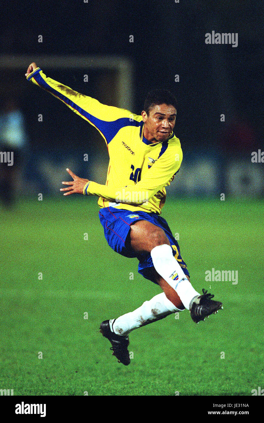 EDWIN TENORIO ECUADOR FUJI FILM STADIUM BREDA 13 February 2002 Stock ...
