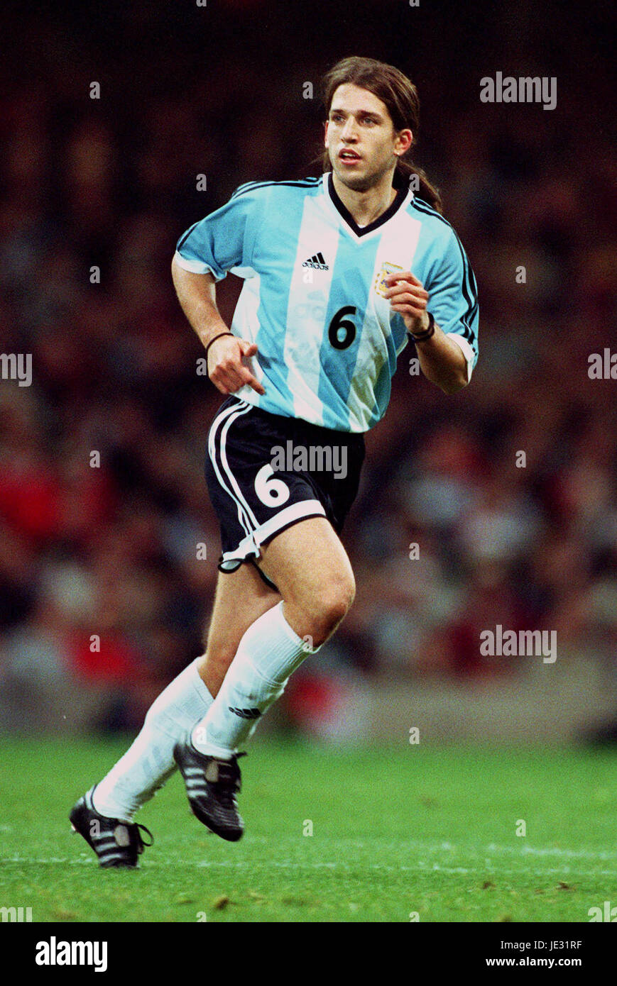 DIEGO PLACENTE ARGENTINA & BAYER LEVERKUSEN MILLENNIUM STADIUM CARDIFF ...
