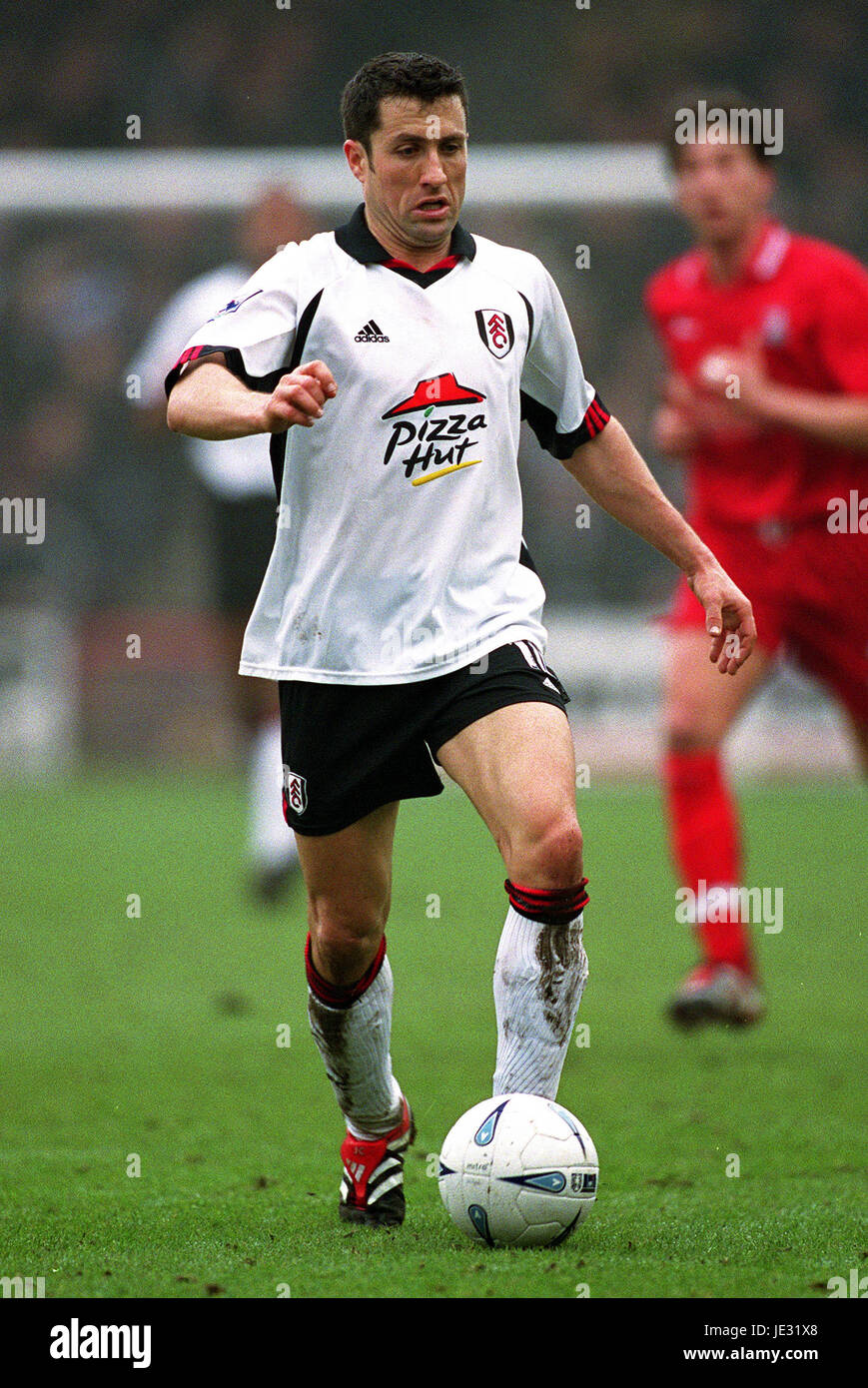 JOHN COLLINS FULHAM FC BRESCOT STADIUM WALSALL ENGLAND 16 February 2002 ...