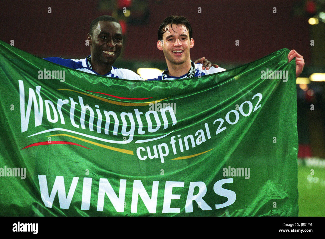 ANDY COLE & MATT JANSEN BLACKBURN ROVERS FC CARDIFF MILLENNIUM STADIUM ...