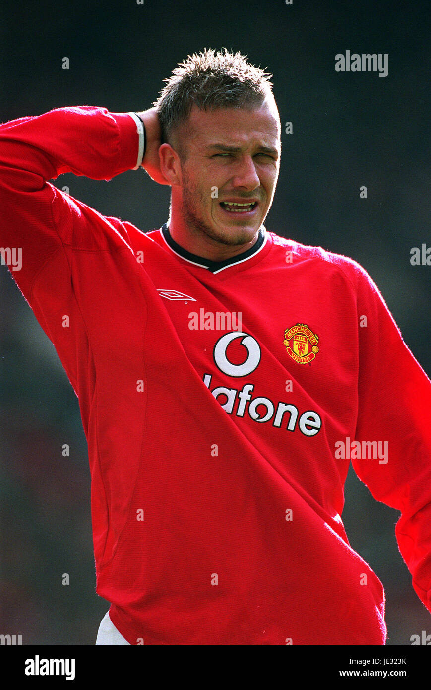 DAVID BECKHAM MANCHESTER UNITED FC MANCHESTER OLD TRAFORD MANCHESTER 23 ...