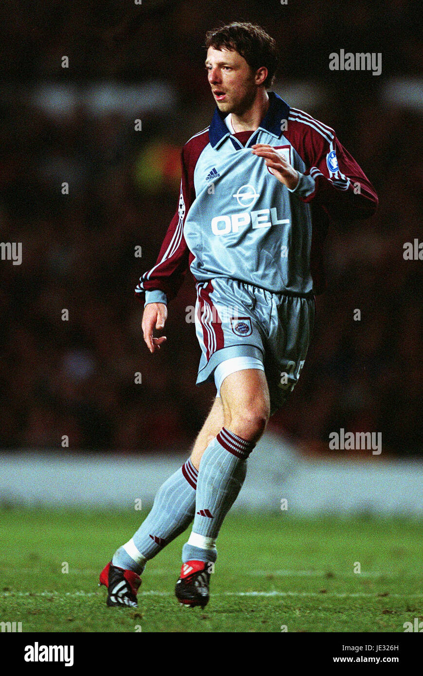 THOMAS LINKE BAYERN MUNCHEN FC OLD TRAFFORD MANCHESTER 13 March 2002 ...