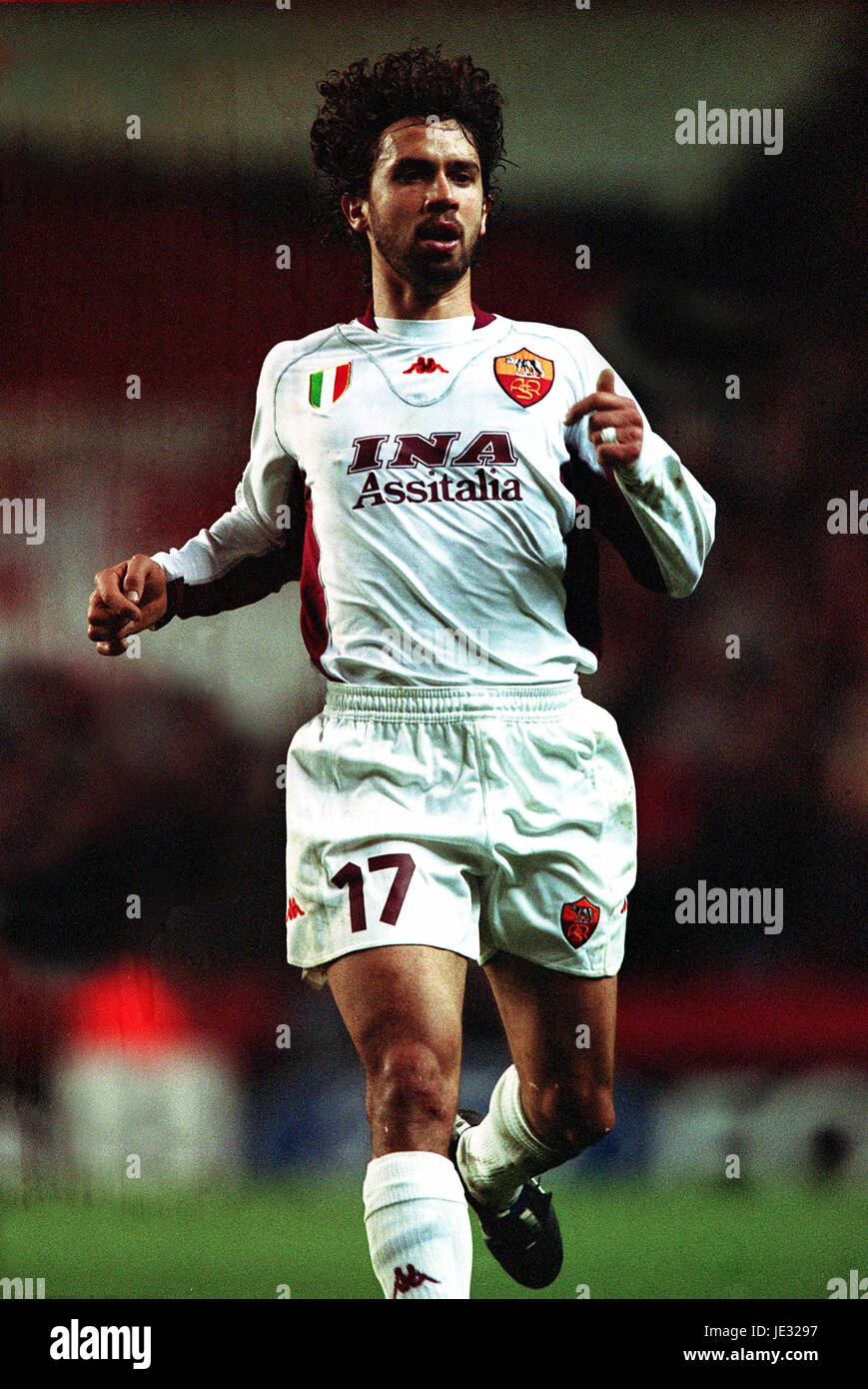 DAMIANO TOMMASI AS ROMA ANFIELD LIVERPOOL ENGLAND 19 March 2002 Stock ...