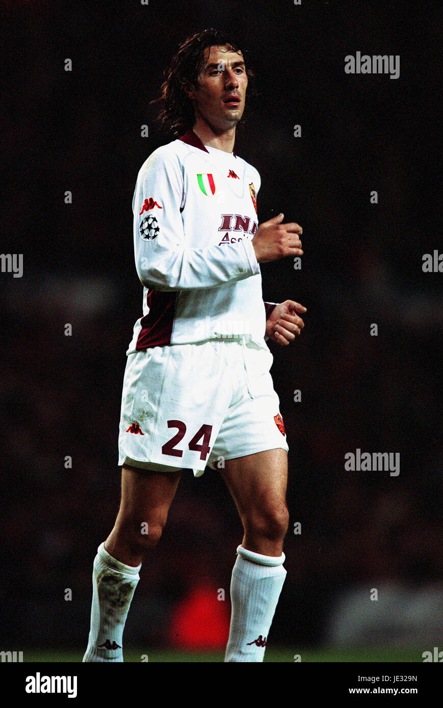 MARCO DELVECCHIO AS ROMA ANFIELD LIVERPOOL ENGLAND 19 March 2002 Stock ...