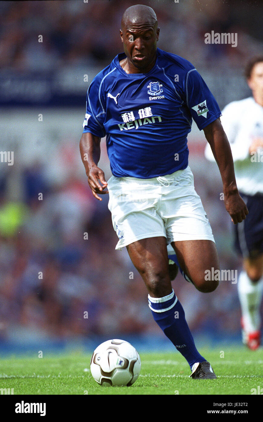 KEVIN CAMPBELL EVERTON FC GOODISON PARK LIVERPOOL 17 August 2002 Stock ...