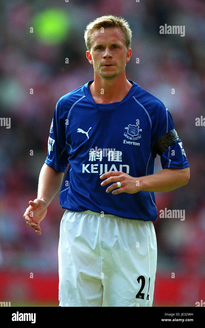 TOBIAS LINDEROTH EVERTON FC STADIUM OF LIGHT SUNDERLAND ENGLAND 24 ...