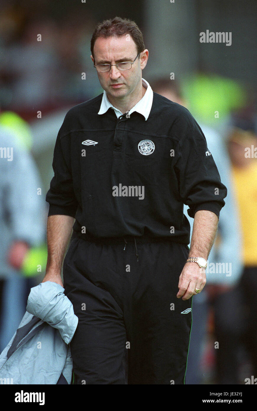 MARTIN O'NEILL GLASGOW CELTIC FC MANAGER FIRHILL STADIUM GLASGOW ...