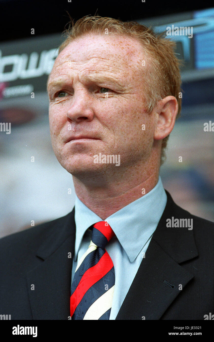 ALEX MCLEISH GLASGOW RANGERS FC MANAGER IBROX STADIUM GLASGOW SCOTLAND ...