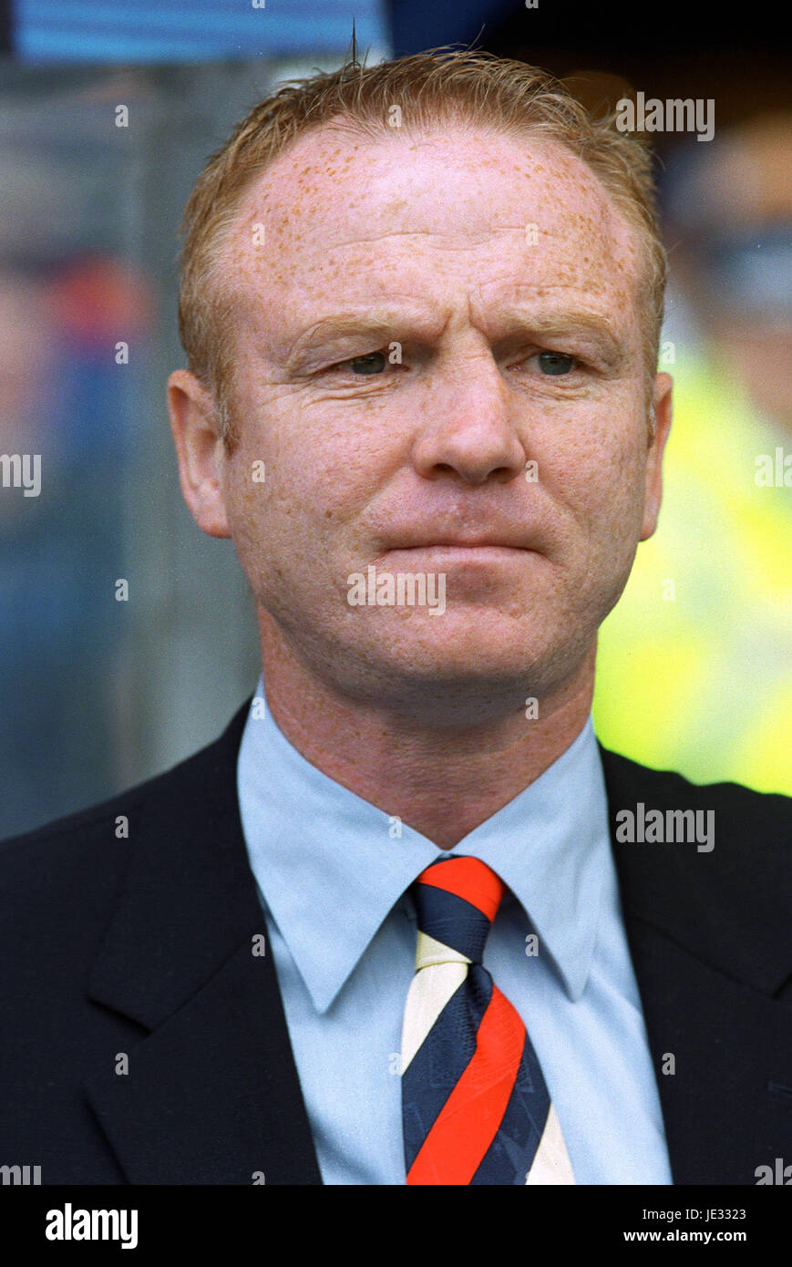 ALEX MCLEISH GLASGOW RANGERS FC MANAGER IBROX STADIUM GLASGOW SCOTLAND ...