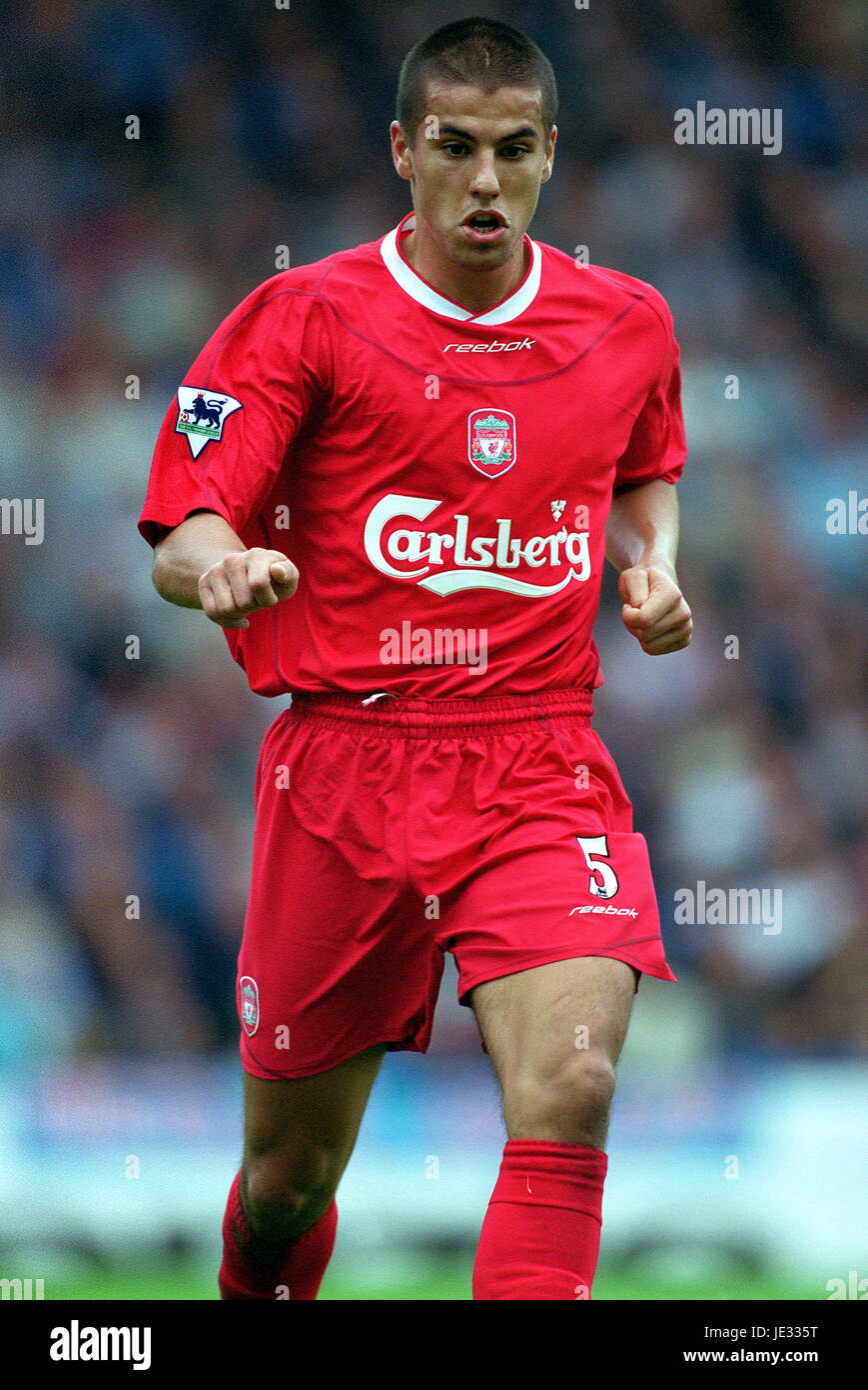 MILAN BAROS LIVERPOOL FC MAIN ROAD MANCHESTER ENGLAND 29 September 2002 ...
