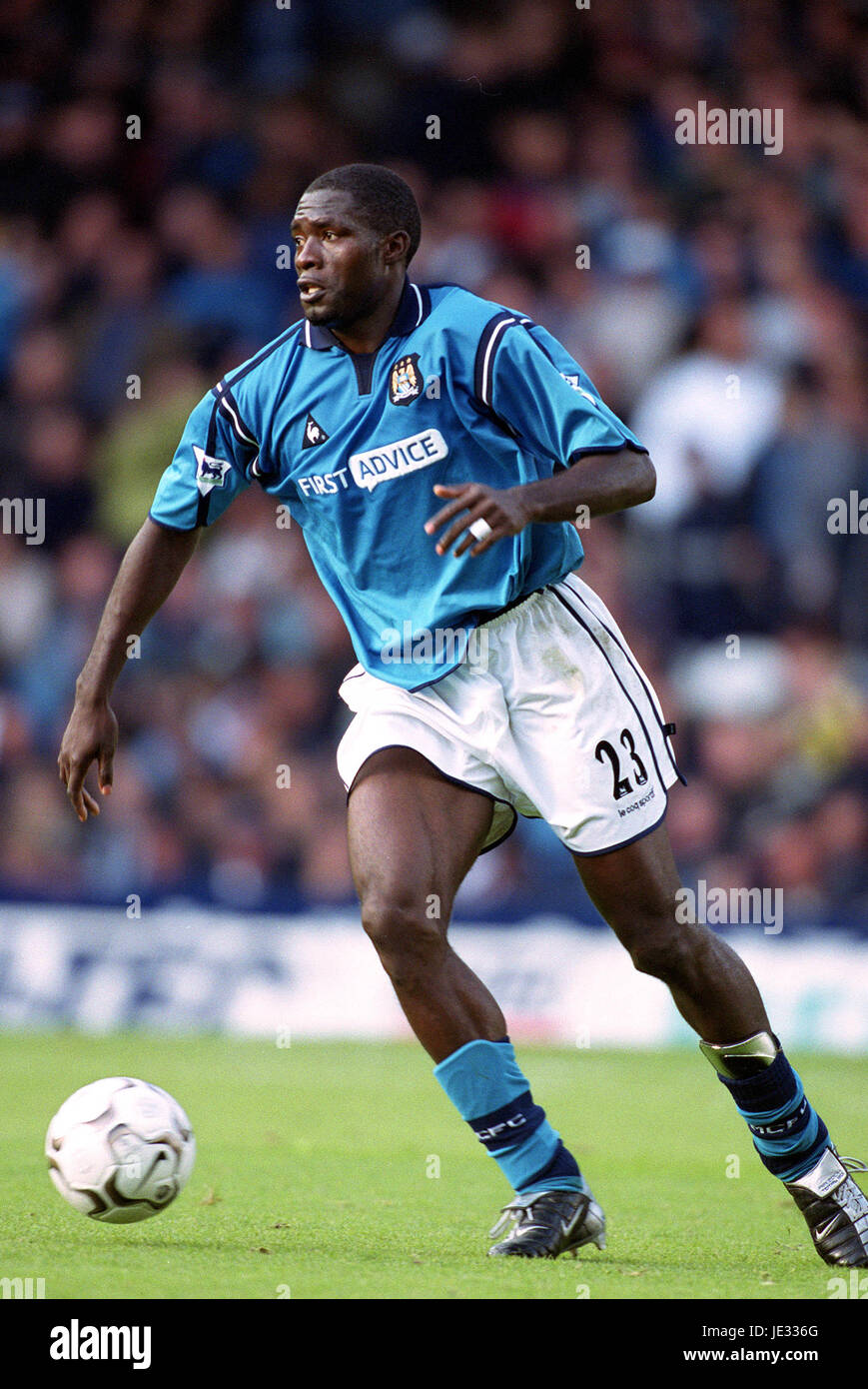 MARC-VIVIEN FOE MANCHESTER CITY FC MAINE ROAD MANCHESTER ENGLAND 19 ...