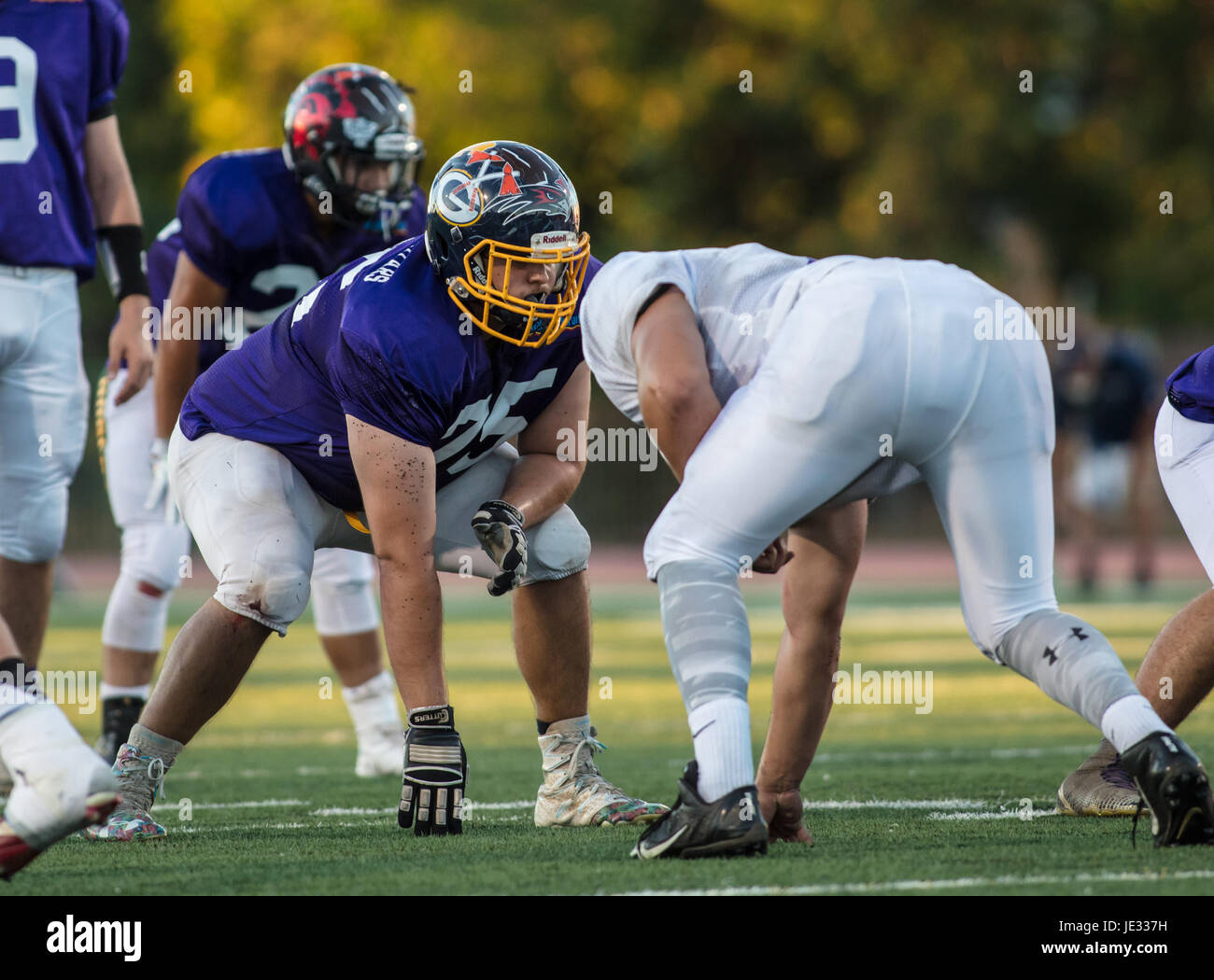 NORCAL Lions Club Football All Stars action in Oroville, California ...
