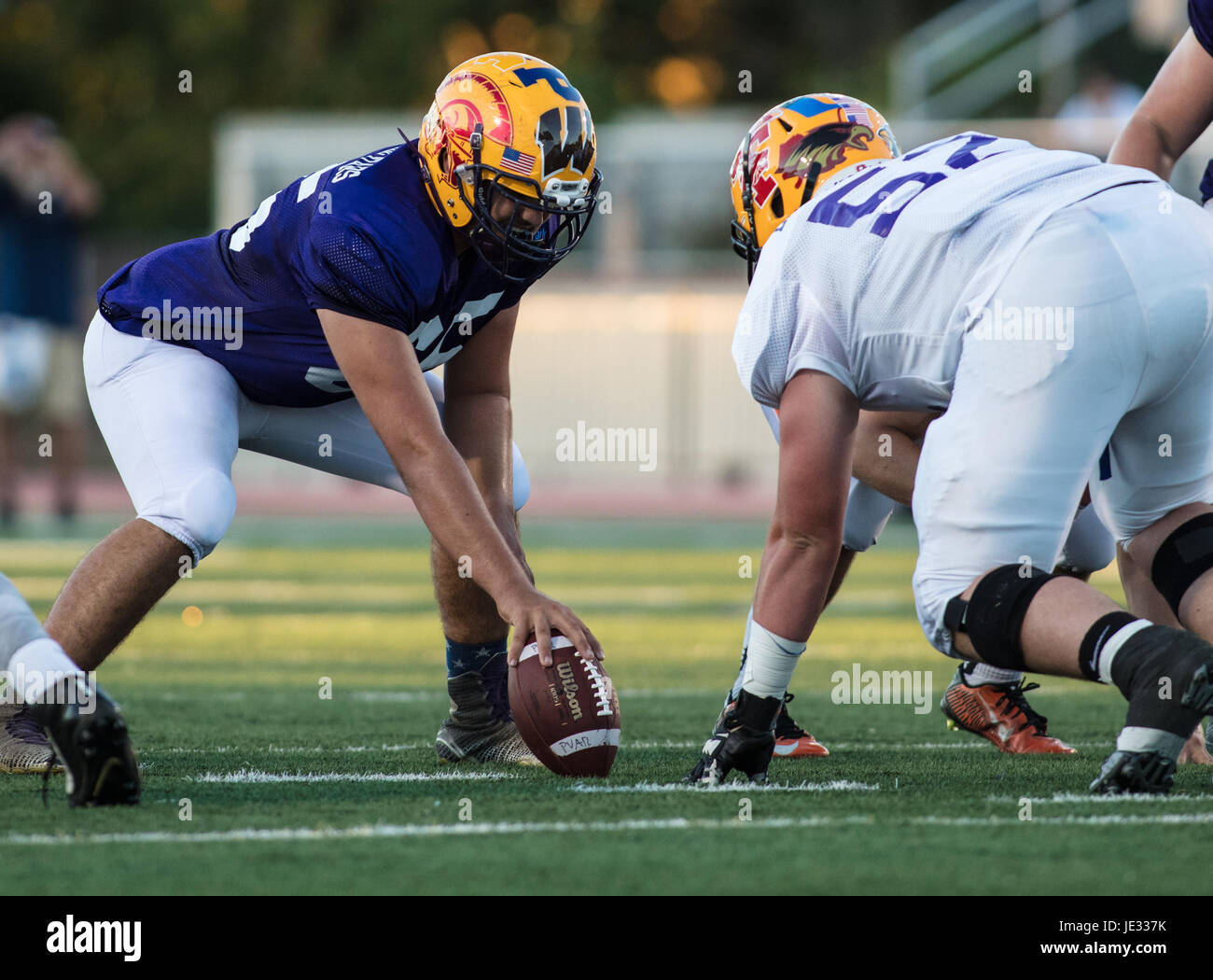 NORCAL Lions Club Football All Stars action in Oroville, California ...