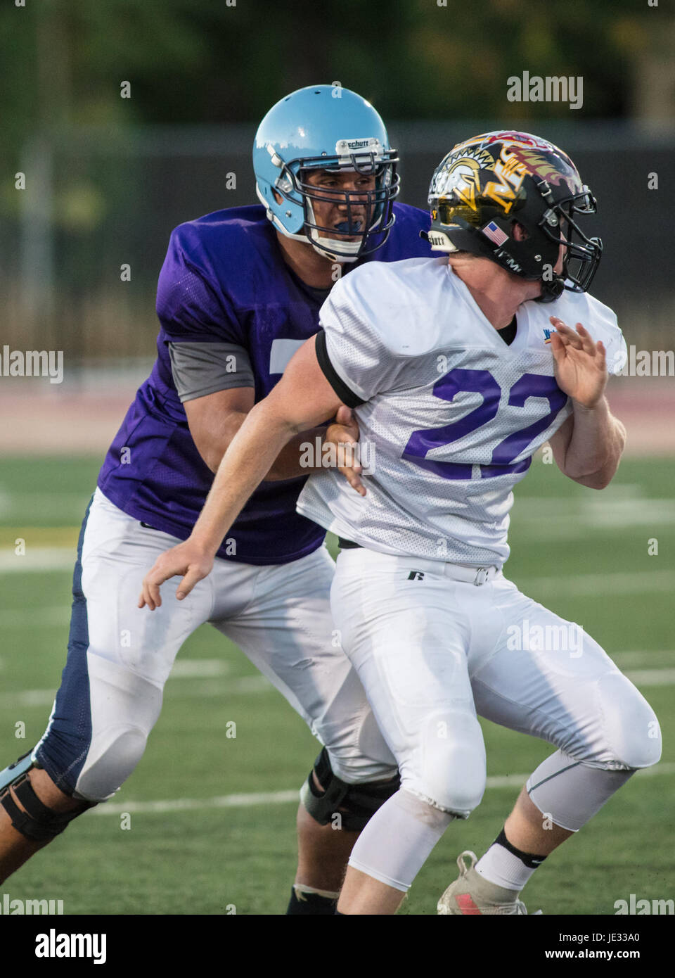 NORCAL Lions Club Football All Stars action in Oroville, California ...