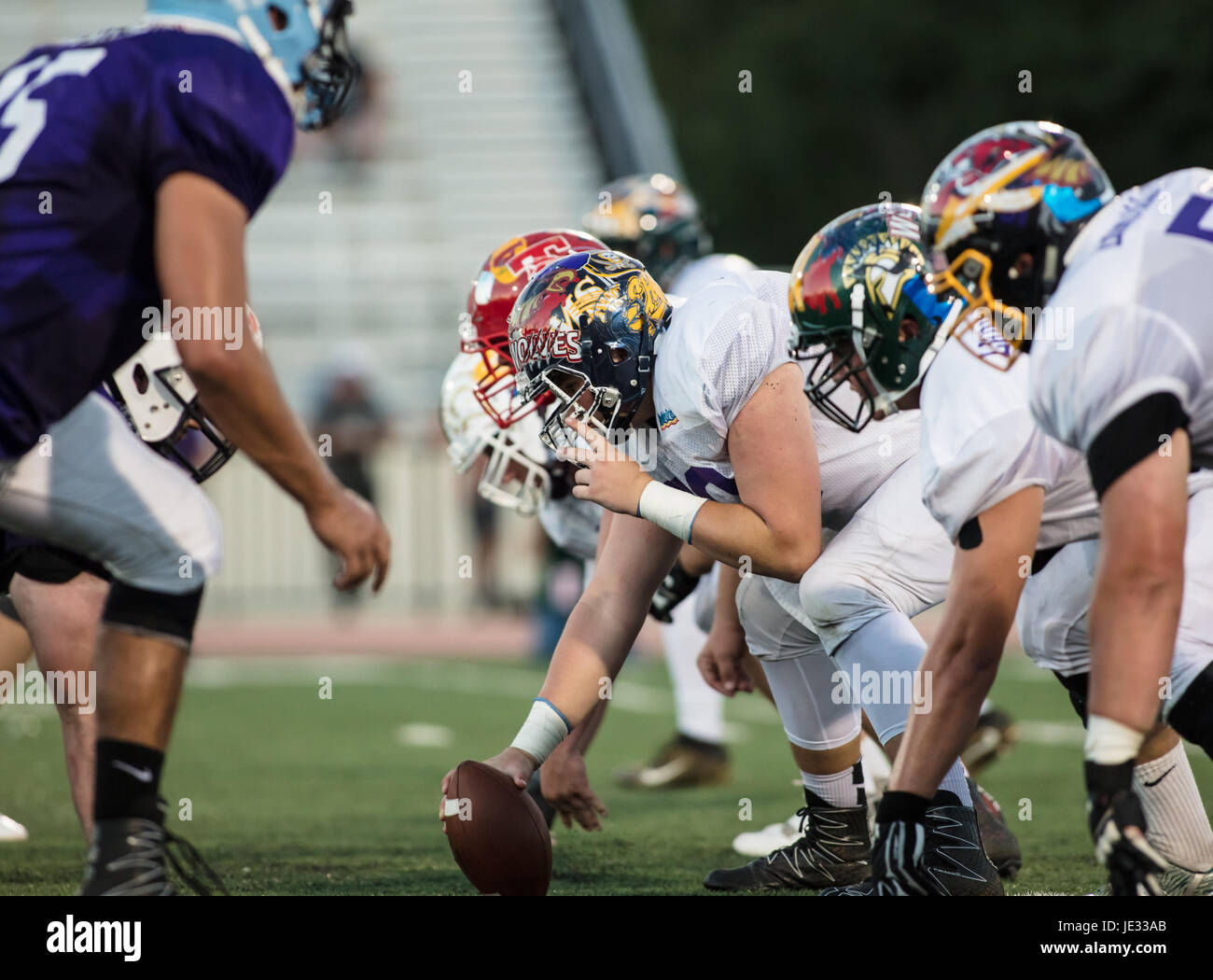 NORCAL Lions Club Football All Stars action in Oroville, California ...
