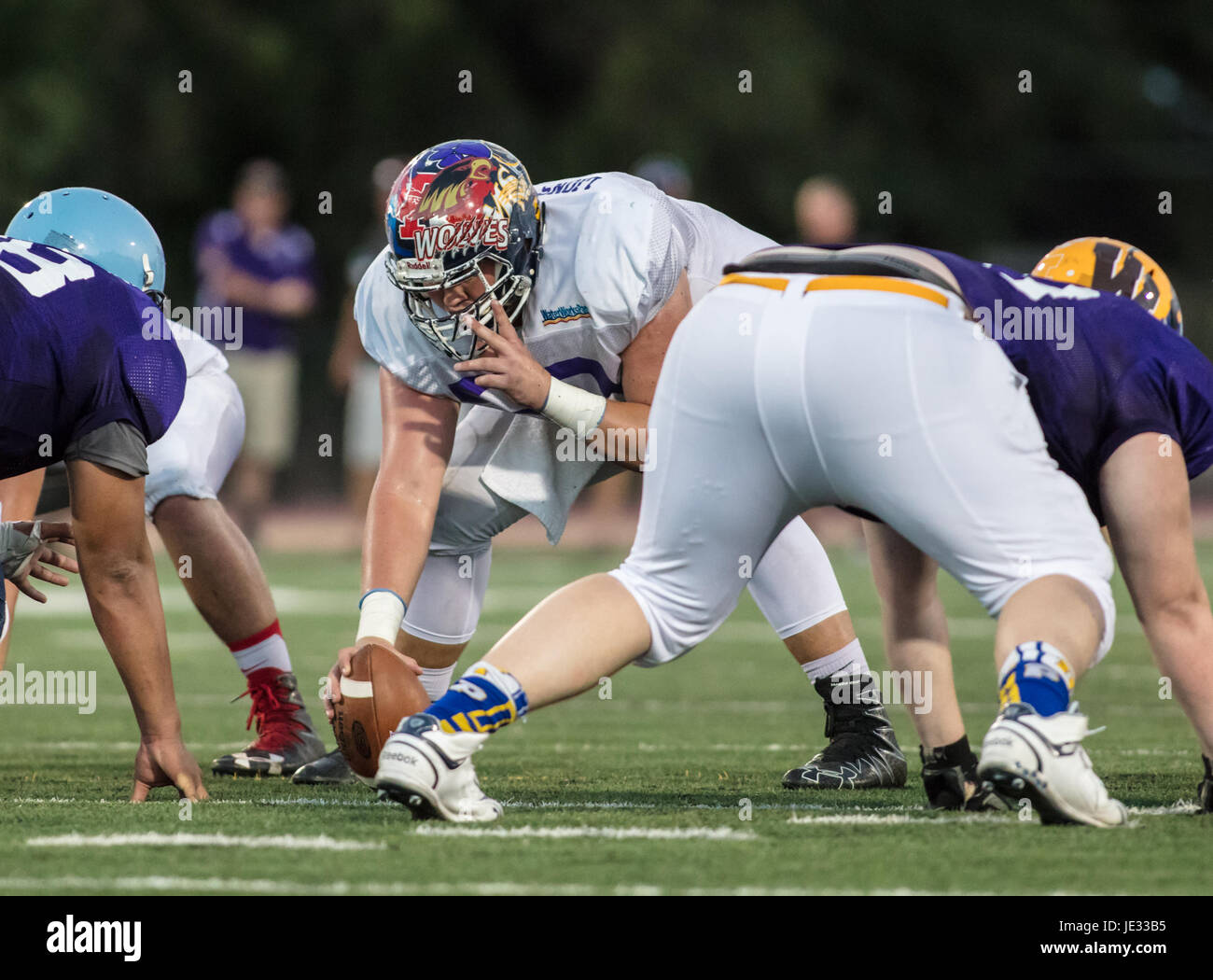NORCAL Lions Club Football All Stars action in Oroville, California ...