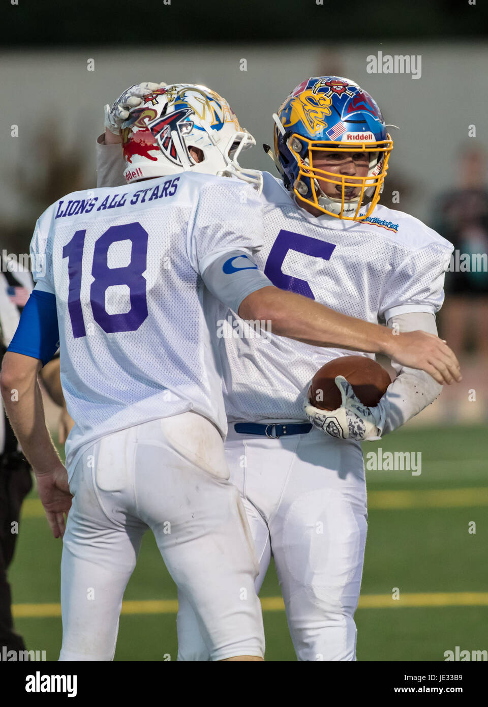 NORCAL Lions Club Football All Stars action in Oroville, California ...